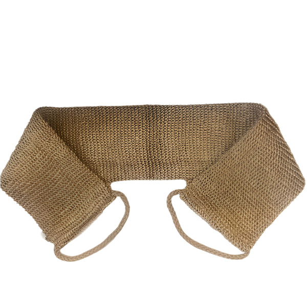 Natural Exfoliating Organic Hemp Back Scrubber | Soapology NYC