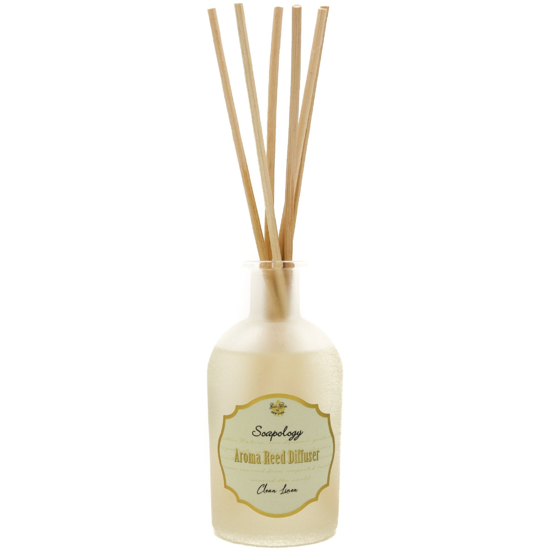 Aroma Reed Diffuser - Clean Linen | Soapology NYC